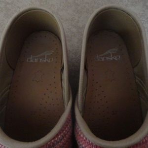 Dansko | Shoes | Dansko Woven Multicolored Fabric Clogs Size 37 | Poshmark